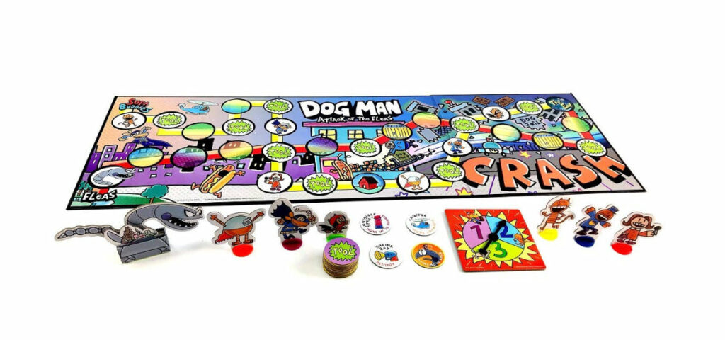 Dog Man Attack of the Fleas Board Game - Tall Tales Books
