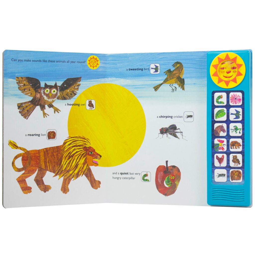 The Hungry Caterpillar: Animals All Around Sound Book by Eric Carle ...