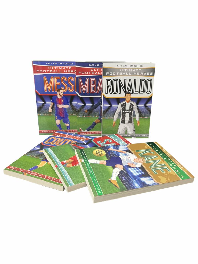 Ultimate Football Heroes 6 Book Collection Pack Inc Messi, Ronaldo ...