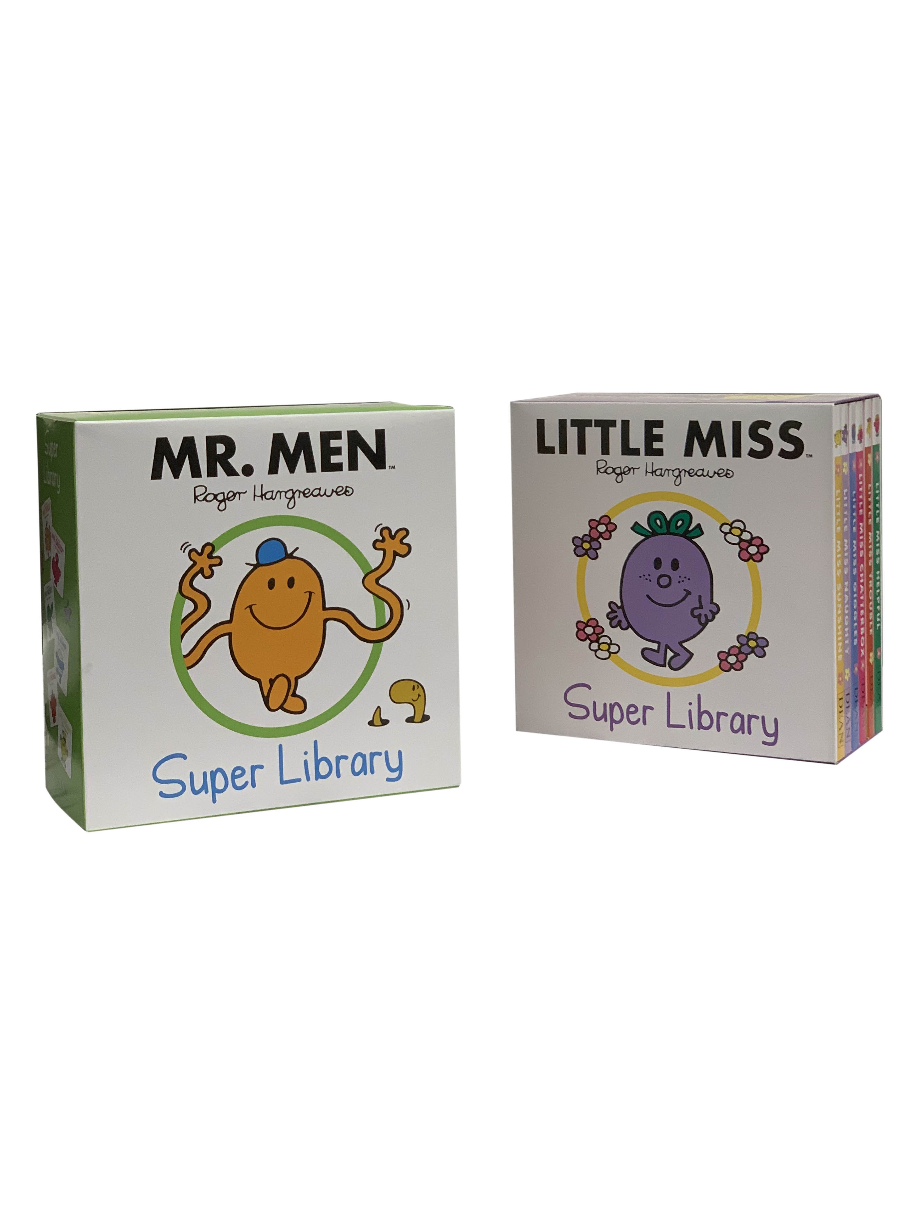 Mr Men & Little Miss 12 Books Super Library By Roger Hargreaves - Tall ...