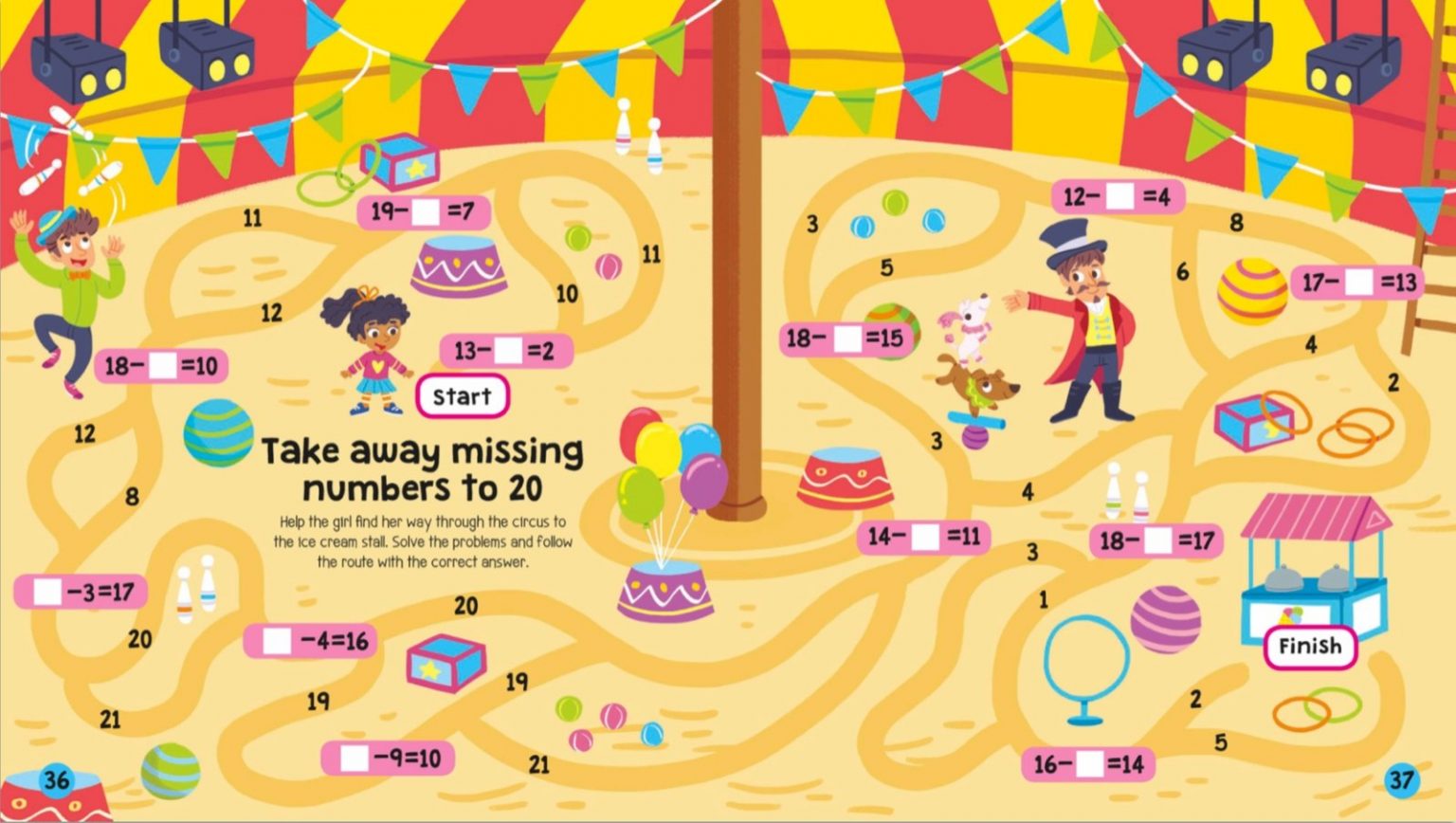 Home Learning Age 4+ KS1 Fantastic Finger Trace Mazes 4 Book Collection ...