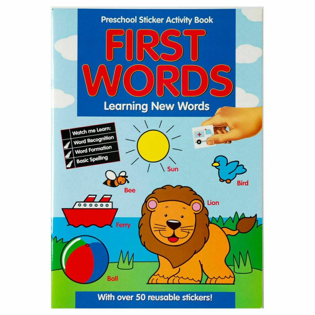 EYFS Sticker Activity 3 Book Set for Pre-School Early Learning Home ...